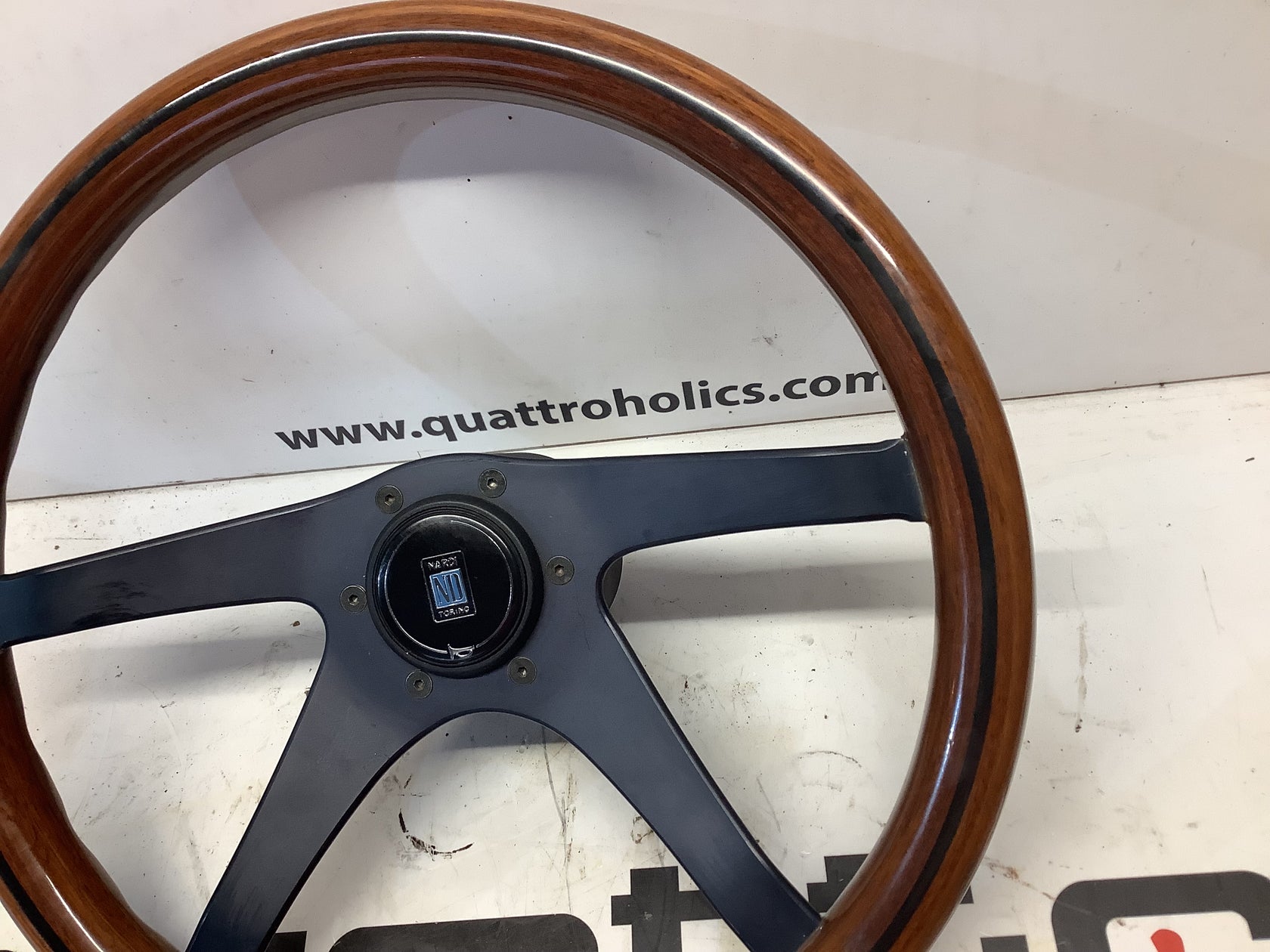 Nardi Wood Grain Original Quattro Steering Wheel – Quattroholics