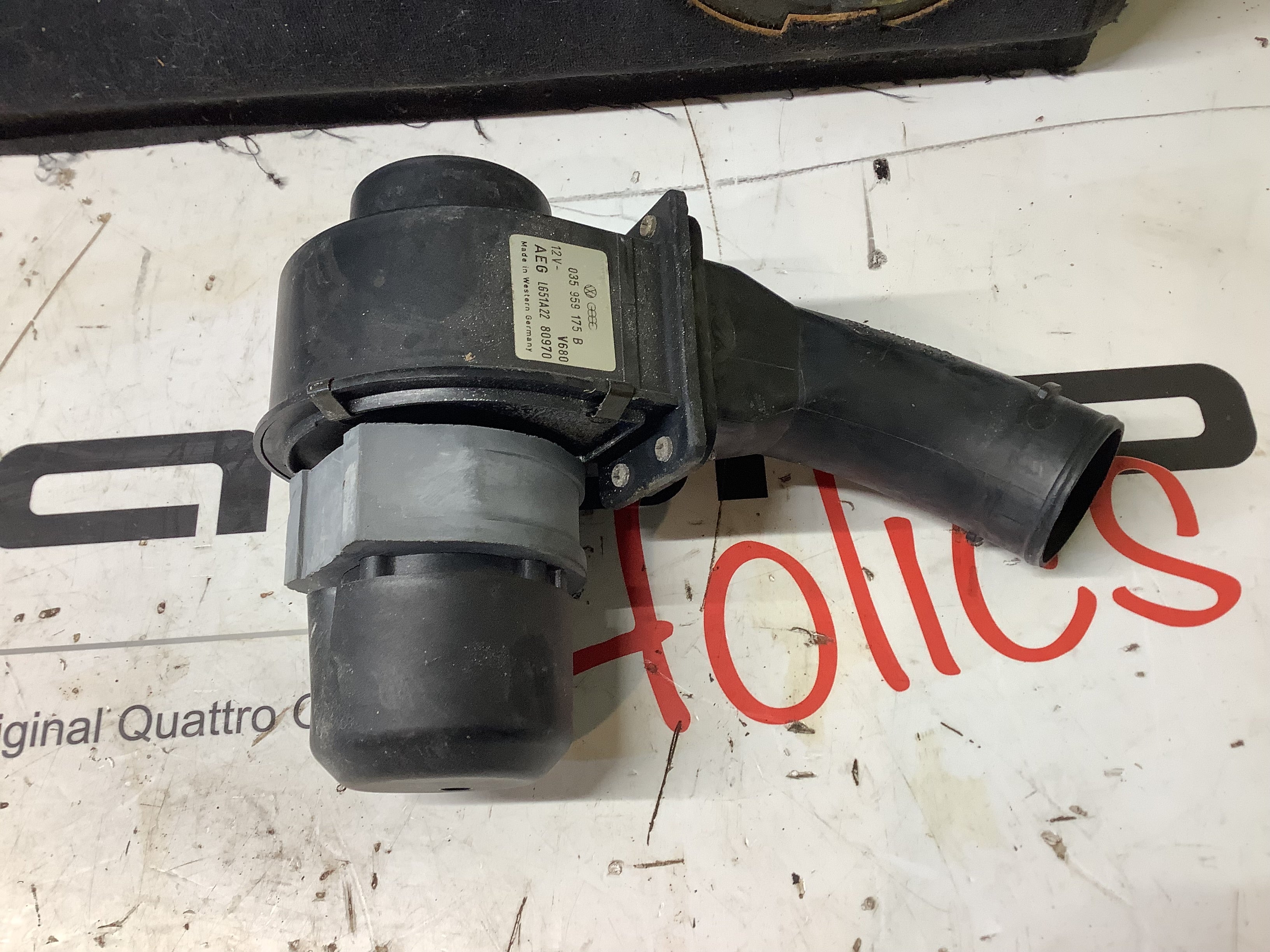 Injector Cooler Blower Motor 035959175B NOS – Quattroholics